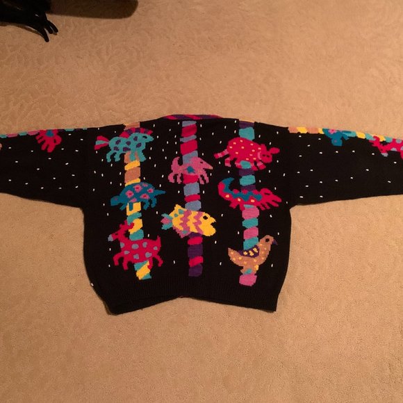 Christine Foley | Sweaters | Vintage Christine Foley Carousel Sweater ...